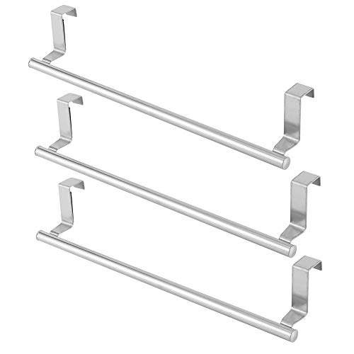 Convenience Save Space Over Door Towel Rack, Simple Cabinet Hanging Holder, Practical for Kitchen Hotel