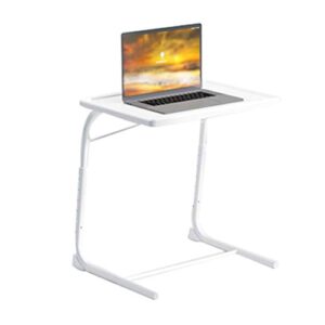 toe computer desk multifunctional portable study writing desk adjustable folding laptop desk learning desk for home office (color : white)