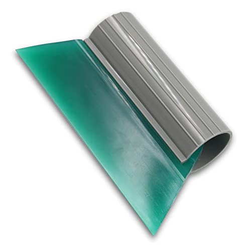 Abnaok Durable Rubber Turbo Squeegee + 1PC Green Refill Rubber Blade Window Tint Vinyl Wraps Household Window Squeegee PPF Paint Protective Film Installation Edge Scraper Water Wiper Scraping Tool