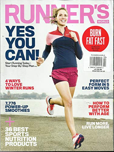 RUNNER'S WORLD MAGAZINE, YES YOU CAN ! * BURN FAT FAST FEBRUARY, 2019 UK EDITION