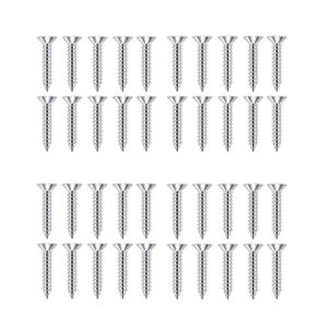 QMseller 20 Pieces Wall Mounted Hook Robe Hooks Single Coat Hanger and 40 Pieces Screws (White)