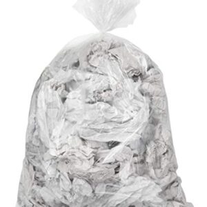 AmazonCommercial 95 Gallon Trash Bags 2.0 MIL Clear Commercial Garbage Bags - 61 x 68 Inches, 25-Pack