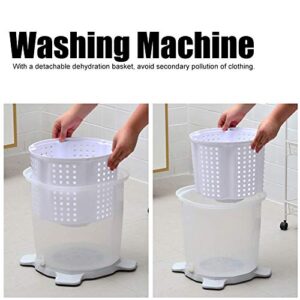 Laundry Washer Washing Machine, Manual Washing Machine, Effort-Saving Mini for Home Underwear Socks Towels Travel