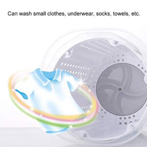 Laundry Washer Washing Machine, Manual Washing Machine, Effort-Saving Mini for Home Underwear Socks Towels Travel