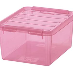 SmartStore - Colour 2 - Set of 10 Storage Boxes - Pink - 21 x 17 x 11 cm - 2l