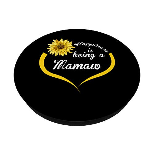 Mamaw Gift: Happiness Is Being A Mamaw PopSockets PopGrip: Swappable Grip for Phones & Tablets