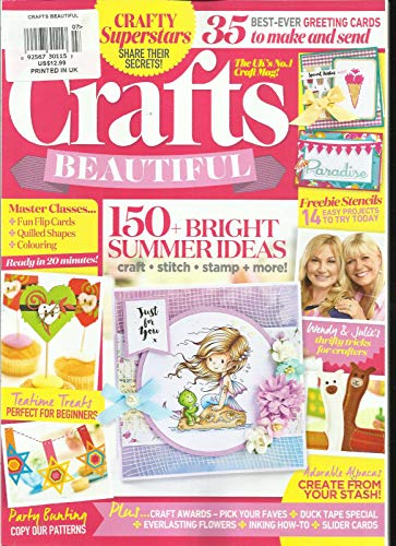 CRAFTS BEAUTIFUL MAGAZINE JULY, 2017 ISSUE,307 FREE GIFTS ARE MISSINING