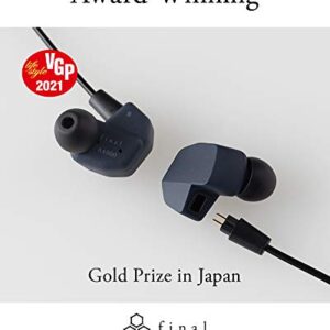 Final A4000 in-Ear Wired Noise Isolating High Precision Clear and Transparent Sound Earphones