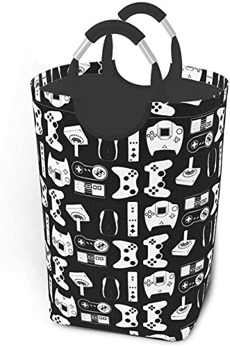 Game Weapon Funny Gamer Laundry Basket Laundry Hamper Large Capacity Portable Dirty Clothes Storage Bags Household Toy Organizer