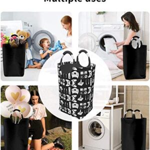 Game Weapon Funny Gamer Laundry Basket Laundry Hamper Large Capacity Portable Dirty Clothes Storage Bags Household Toy Organizer