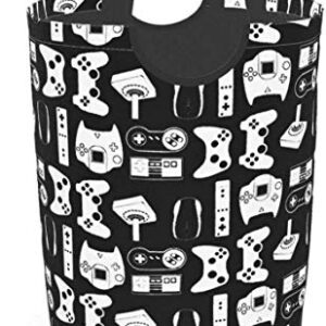 Game Weapon Funny Gamer Laundry Basket Laundry Hamper Large Capacity Portable Dirty Clothes Storage Bags Household Toy Organizer