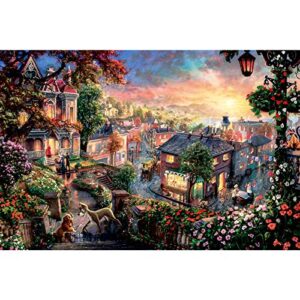 ingooood- jigsaw puzzle 1000 pieces- fantasy series- morning light_ig-0865 entertainment wooden puzzles toys