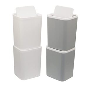 besli set of 4 countertop trash can mini desktop wastebasket