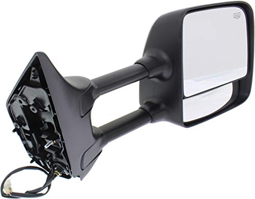 Garage-Pro Mirror Compatible With 2004-2015 Nissan Titan Towing Passenger Side, Heated, Power Glass, Blind Spot Glass