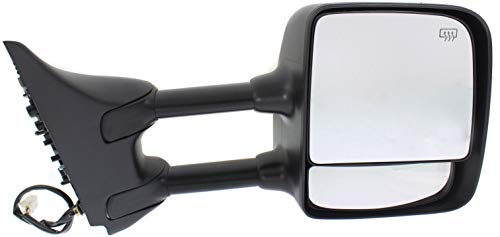 Garage-Pro Mirror Compatible With 2004-2015 Nissan Titan Towing Passenger Side, Heated, Power Glass, Blind Spot Glass