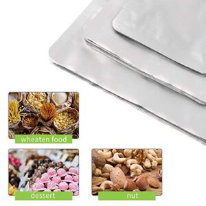 NEOTHIC Mylar Bags - Mylar Aluminum Foil Bags 30 Pieces 3 Sizes,Metallic Mylar Foil Flat Heat Sealing Bags Storage Bags Pouch for Food Coffee Tea Beans (5 x 7 Inch, 6 x 9 Inch, 8 x 11 Inch)