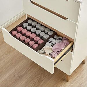 Yancoko 2 Pack Clothes Drawer Organizers