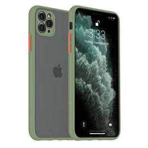 pigluloo iphone 11 pro max case skin texture case for iphone 11 pro max model green