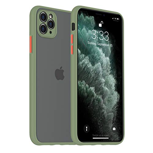 PIGLULOO iPhone 11 Pro Max Case Skin Texture case for iPhone 11 Pro Max Model Green