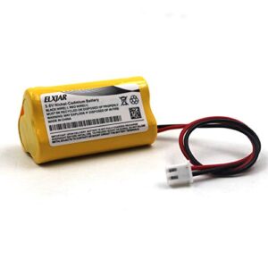 (2-Pack) 3.6V 900mAh Ni-Cd Exit Sign Emergency Light Battery, Replacement Battery for Exitronix 10010037, Max Power B2-0031 MH468886, Unitech LEDR-1 6200RP, Dantona CUSTOM-318 OSA230, Lowes 253799