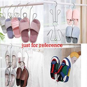 WellieSTR 100 Pcs (White) Plastic Slippers Leather Shoes Drying Shelf Hanger Shoes Hanger Drying Rack