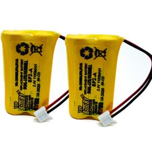 2PC Dual-LITE BP2-A Ni-CD 2.4v 1100mAh CSXWREB3 HUBBEL Battery BP2A BP2-0A 0BP2-0A Battery Pack Replacement for Exit Sign Emergency Light