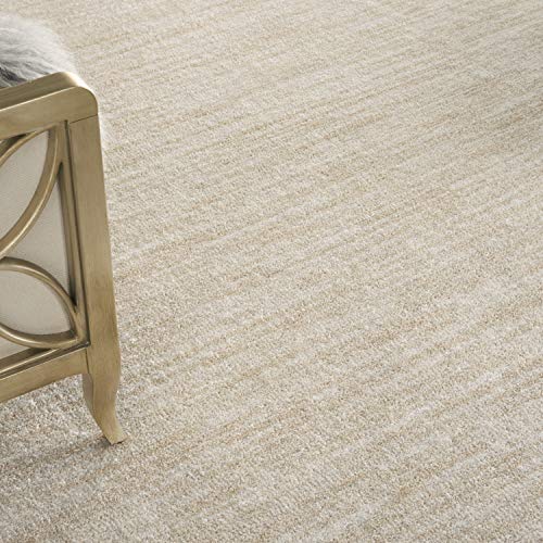 Nourison Essentials Solid Contemporary Ivory Beige 8' X 10' Area Rug