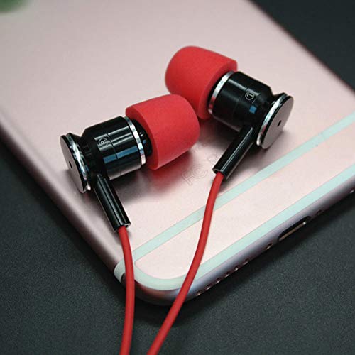 Teensery 4 Pairs Memory Foam Eartips Replacement Earphone Earbud Tips for in-Ear Earphones, 4.5 mm Inner Diameter (Small)