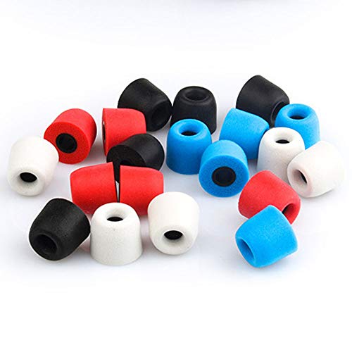 Teensery 4 Pairs Memory Foam Eartips Replacement Earphone Earbud Tips for in-Ear Earphones, 4.5 mm Inner Diameter (Small)