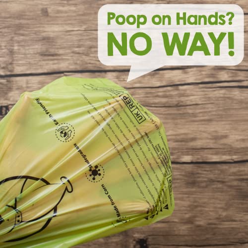 YORJA Dog Poop Bags, 720 Pet Waste Bags,100% Leak Proof Extra Thick and Strong Biodegradable