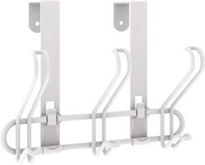 franklin brass 3-hook wire over the door storage rack,white