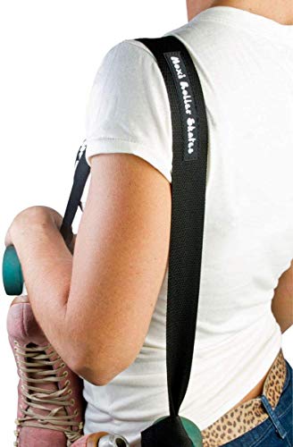 Roller Skate Leash - Transport Strap for Skates (Black)