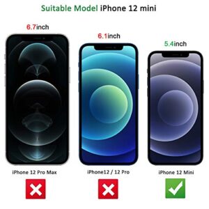 NEW'C Pack of 3, Glass Screen Protector for iPhone 12 Mini (5.4), Tempered Glass Anti-Scratch, Anti-Fingerprints, Bubble-Free, 9H Hardness, 0.33mm Ultra Transparent, Ultra Resistant