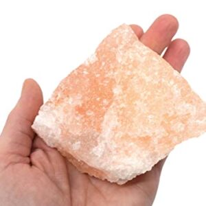 Raw Halite, Mineral Specimen - Hand Sample - Approx. 3" - Geologist Selected & Hand Processed - Great for Science Classrooms - Eisco Labs