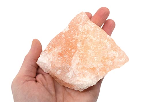 Raw Halite, Mineral Specimen - Hand Sample - Approx. 3" - Geologist Selected & Hand Processed - Great for Science Classrooms - Eisco Labs