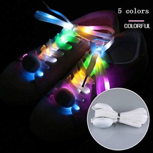 Led Finger Gloves, Kids Led Gloves LED Shoelaces Set Light Up Cool Toys Gifts for Boys Girls, Flashing Gloves for Christmas Thanksgiving Birthday Glow Halloween Costume Party