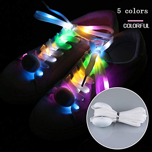 Led Finger Gloves, Kids Led Gloves LED Shoelaces Set Light Up Cool Toys Gifts for Boys Girls, Flashing Gloves for Christmas Thanksgiving Birthday Glow Halloween Costume Party