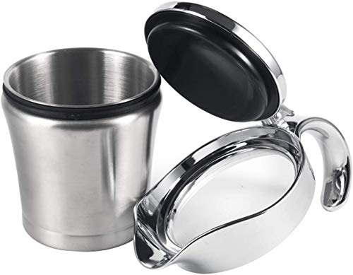 16OZ Gravy Boat Stainless Steel Gravy Warmer Serving Sauce Jug with Lid 450ML