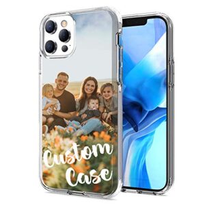 personalized custom double layered phone case for apple iphone 12 pro max 6.7 inch - design your own perfect custom picture photo case