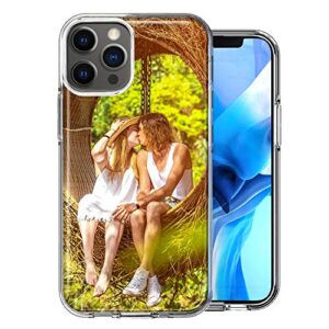 Personalized Custom Double Layered Phone Case for Apple iPhone 12 Pro Max 6.7 inch - Design Your Own Perfect Custom Picture Photo Case