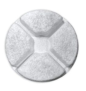 pioneer pet products round filter for vortex fountains, white (3039)