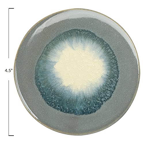 Main + Mesa Stoneware Reactive Glaze Coasters, Set of 4