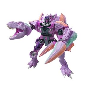 Transformers Toys Generations War for Cybertron: Kingdom Leader WFC-K10 Megatron (Beast) Action Figure - Kids Ages 8 and Up, 7.5-inch