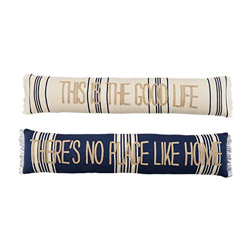 Mud Pie Fringe Navy Pillows, Home