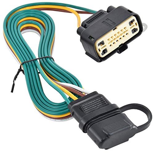 Oyviny Vehicle-Side Custom 4 Way Trailer Wiring Harness for 2010-2019 Ford F-150 (5 Feet)