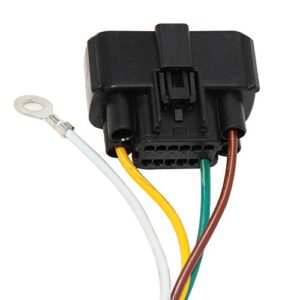 Oyviny Vehicle-Side Custom 4 Way Trailer Wiring Harness for 2010-2019 Ford F-150 (5 Feet)