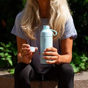 Ocean Bottle - Recycled Stainless Steel Drinks Reusable Water Bottle - Eco-Friendly & Reusable - Sky Blue - 500ml