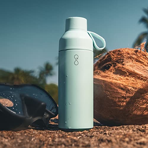 Ocean Bottle - Recycled Stainless Steel Drinks Reusable Water Bottle - Eco-Friendly & Reusable - Sky Blue - 500ml