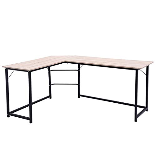 melupa L-Shaped Desk Computer Corner Desk, Home Office Gaming Table, Sturdy Writing Workstation, Space-Saving, Easy to Assemble