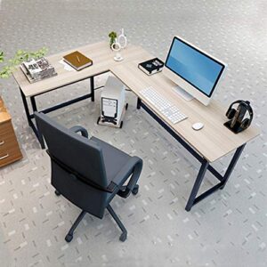 melupa L-Shaped Desk Computer Corner Desk, Home Office Gaming Table, Sturdy Writing Workstation, Space-Saving, Easy to Assemble